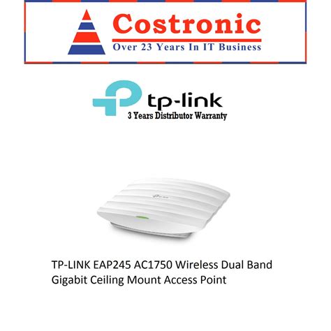 TP LINK EAP AC WIRELESS DUAL BAND GIGABIT CEILING MOUNT ACCESS POINT Years Local