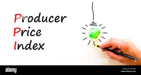 Ppi Producer Price Index Symbol Concept Words Ppi Producer Price Index On White Paper