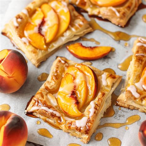 Peach Puff Pastry Recipe