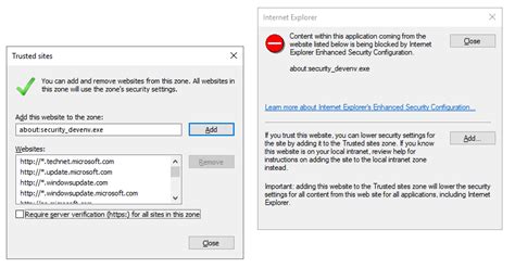 Biztalk Server Schema Editor Getting Blocked By Internet Explorer Enhanced Security