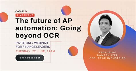 Vividha Patni On Linkedin Webinar Registration The Future Of Ap Automation Going Beyond Ocr