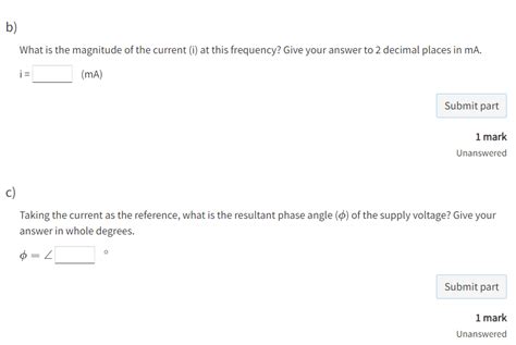 Solved Considering The Following RC Series Circuit Use 3 142 Chegg Com
