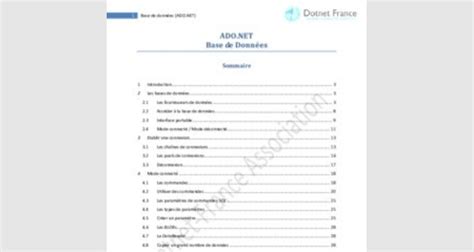 Cours VB Net et les Bases de Données Cours VB NET
