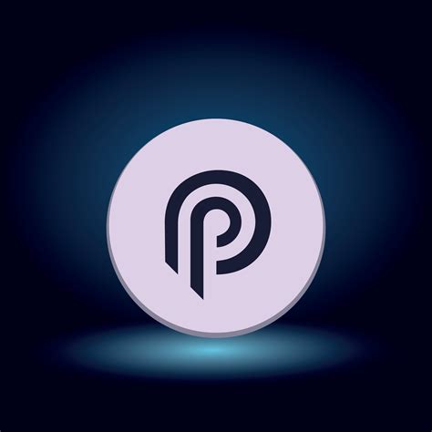 flat pyth network pyth token symbol on blue background 49670251 vector