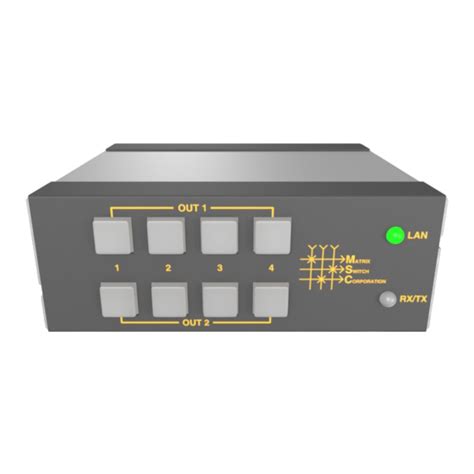 MATRIX SWITCH CORPORATION MSC HD42L PRODUCT MANUAL Pdf Download ManualsLib