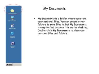 10 WIndows Basics PPT