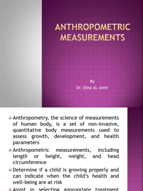 Anthropometric Measurements Pdf