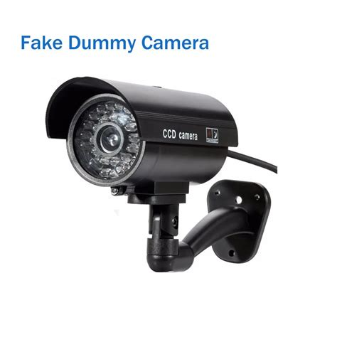 Outdoor Dummy Camera For Fake Security Surveillance Video Monitoring Ir Bullet Fake Camera With