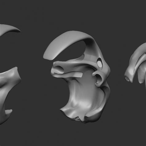3d Printable Face Shell By Luis