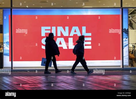 Final Sale Clothing Department Stores On Schadowstrasse Large Poster