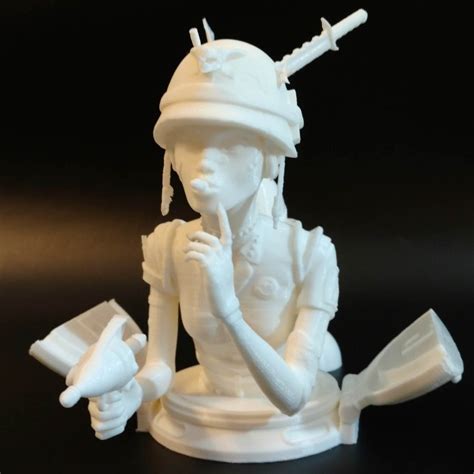3d Printable Tank Girl By Cmag