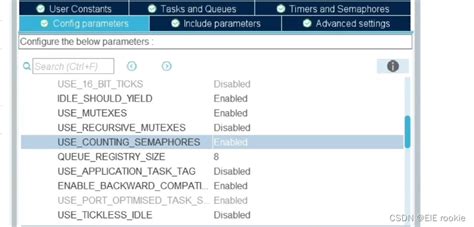 Stm32cubemx之freertos信号量stm32 Cubemx Freertos 信号量 Csdn博客