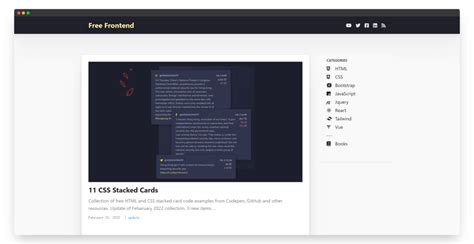 freefrontend 前端开发者必备 codepen 前端案例集合 boss设计