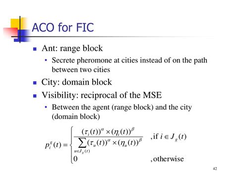 Ppt Ant Colony Optimization Aco Fractal Image Compression Powerpoint