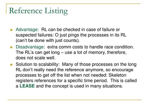 Ppt More Distributed Garbage Collection Powerpoint Presentation Free