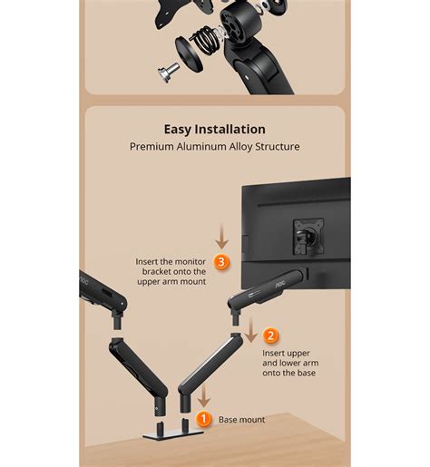 AM B AOC Dual Monitor Arm AOC Monitor