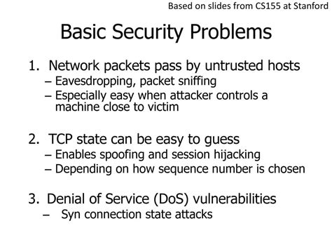 The Internet Layers Tcp Udp Ip Ddos Reflection Attacks Ipsec Arp