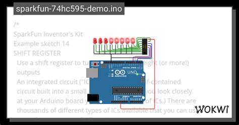 15 leds with 2 74hc595 and udp receiving binary page 3 programming
