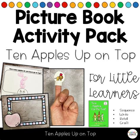 Picture Book Activity Pack Ten Apples On Top Kindergarten Chaos