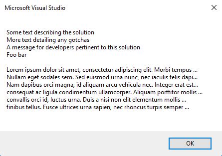 Solution Open Pop Up Visual Studio Marketplace