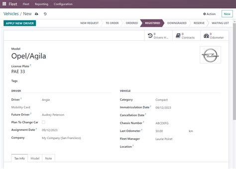 Fleet Management Module In Odoo 16 Mastering Vehicle Operations Infintor Solutions