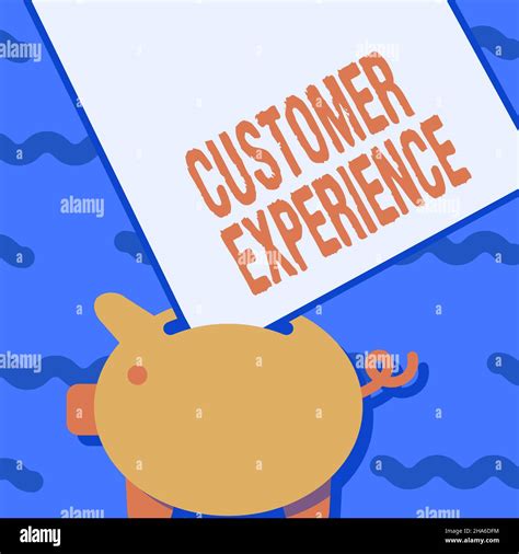 Handwriting Text Customer Experience Internet Concept Interaction Between Satisfied Customer