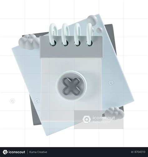 Empty Notes 3d Icon Free Download User Interface 3d Icons Iconscout