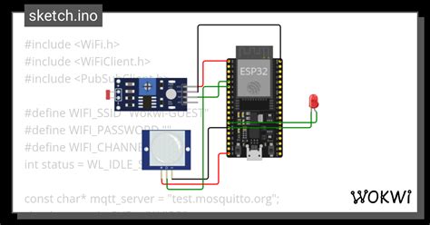 Sensor De Alarme Wokwi Esp32 Stm32 Arduino Simulator