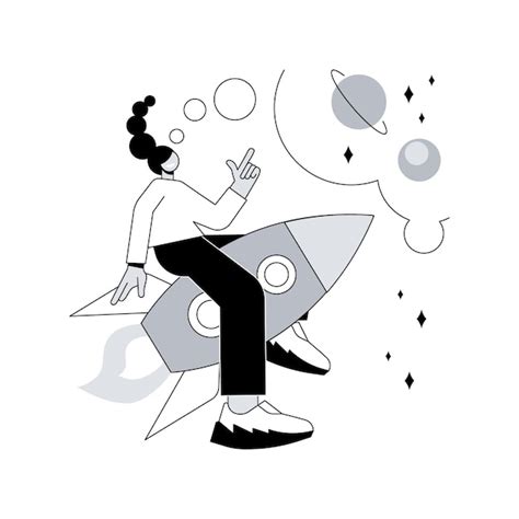 Premium Vector Imagination Abstract Concept Vector Illustration