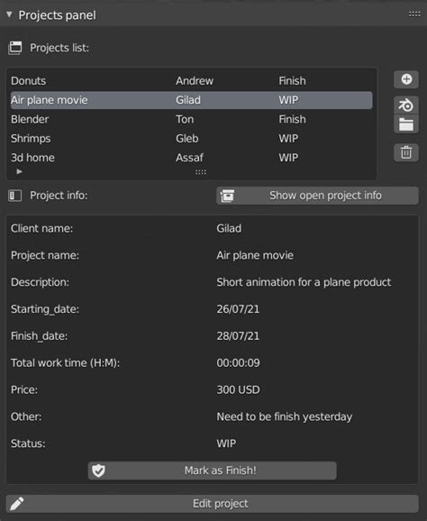 [add On] Manage Blender Projects Mbp Released Scripts And Themes Blender Artists Community
