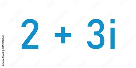 Complex Number Calculation In Mathematics Stock Vector Adobe Stock