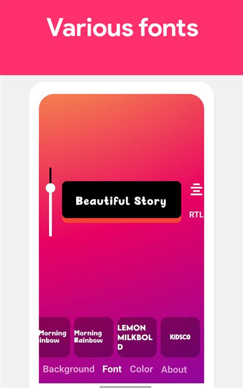 Android 용 Fonto Story Font For Ig 다운로드