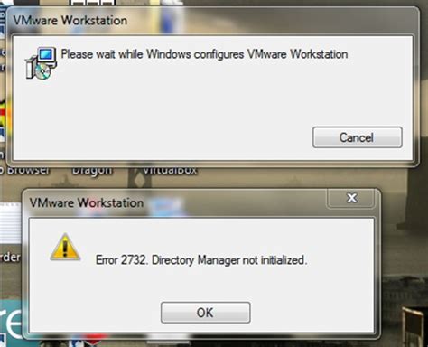 unable to install vmware workstation due to error