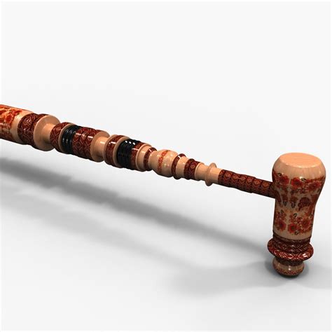 Chibouk Pipe 3d Model 19 Max Obj Ma Lwo 3ds C4d Free3d