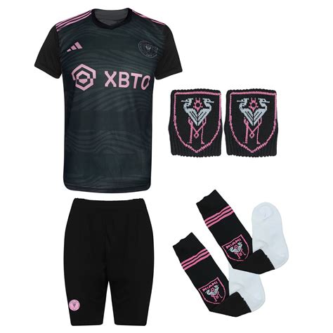 قیمت و خرید ست 4 تکه لباس ورزشی پسرانه طرح اینتر میامی مدل مسی کد 2024 Away