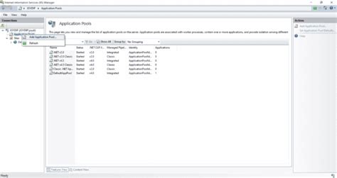 Application Pools And Application Domains In C