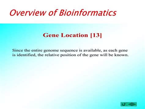 Overview Of Bioinformatics Pptx