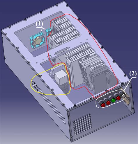 CAD Illustration Of The Control And Vision Module CVM Download Scientific Diagram