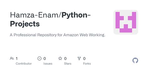 github hamza enam python projects a professional repository for