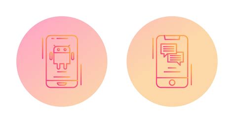 Android And Text Icon 32760517 Vector Art At Vecteezy