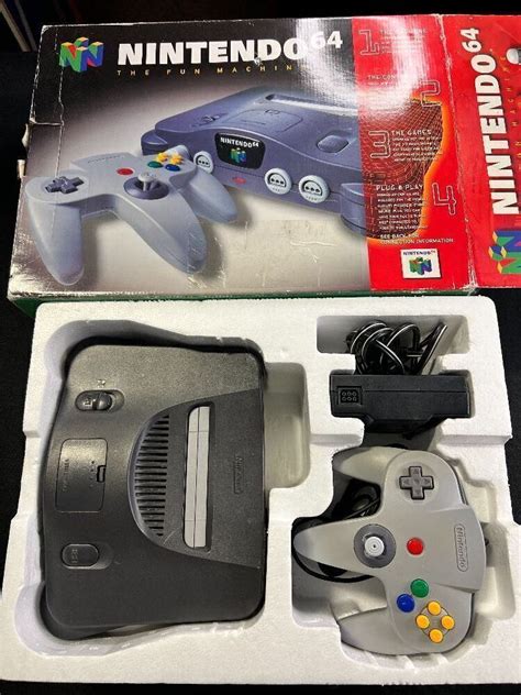 Nintendo 64 Console Complete In Box