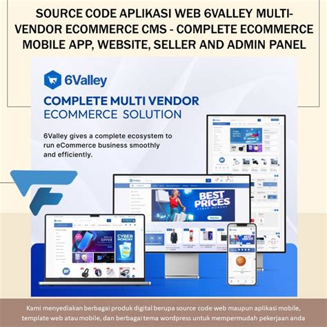 Jual Source Code Aplikasi Web 6valley Multi Vendor Ecommerce Cms Complete Ecommerce Mobile App
