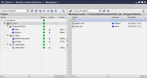 Using The Version Control Interface Vci In Tia Portal V16 Dmc Inc