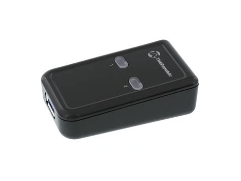 Tek Republic TUS 300 USB 3 0 Sharing Switch Between Two Computers Newegg Com