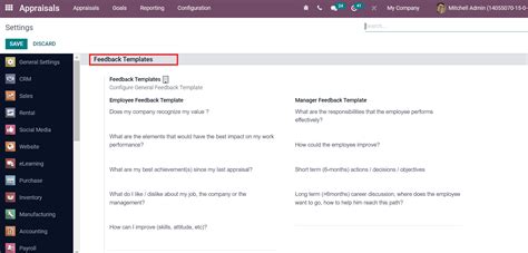 How To Create A New Appraisal With Odoo 15 Appraisals Module