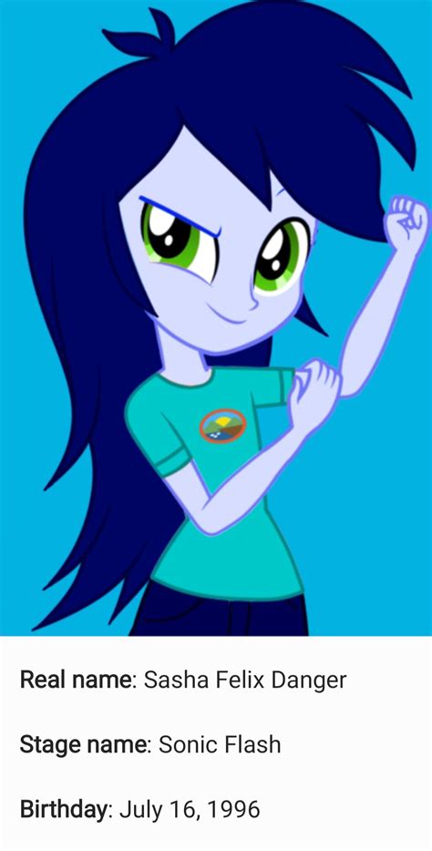 Sonic Flashs Celebrity Profile Eqg Oc By Weyantonio26 On Deviantart