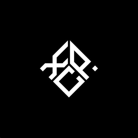 Xcp Letter Logo Design On Black Background Xcp Creative Initials