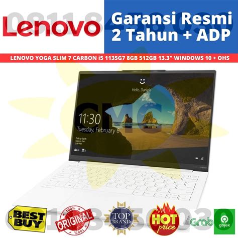 Jual LENOVO YOGA SLIM 7 CARBON 13ITL5 2YID I5 1135G7 8GB 512GB W10 OHS Indonesia Shopee Indonesia