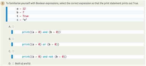 Solved O Familiarize Yourself With Boolean Expressions Chegg Com