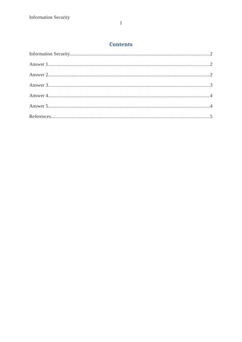 information security desklib